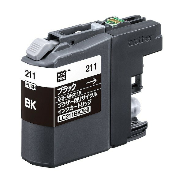 特徴 ■特徴 ●対応カートリッジ：ブラザーLC211BK ●カラー：ブラック(顔料) ●対応機種：DCP-J562N/DCP-J762N/DCP-J962N/DCP-J963N/MFC-J730DN/MFC-J730DWN/MFC-J830...