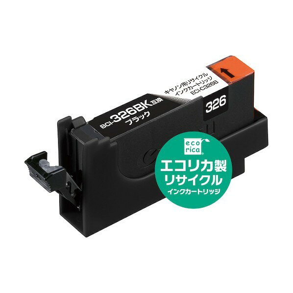 特徴 (特長) ●エコリカリサイクルインクカートリッジは使用済みインクカートリッジを全国に設置している ●「エコリカ回収BOX」で回収しリユース(再使用)製品として再生した環境にやさしい製品です。 (規格) ●インク色:ブラック ●適合純正...