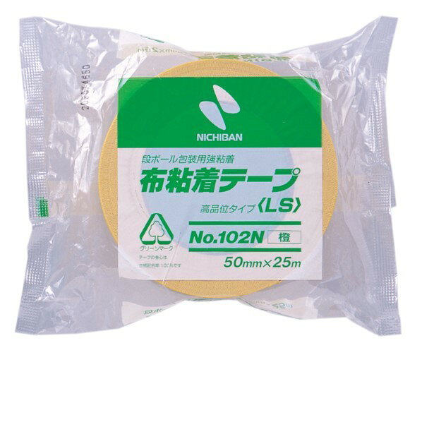 商品画像はイメージ画像です。実際とは異なる場合がございます。 特徴 柔軟性に富んだ作業性の良い、高品質の布粘着テープで重量物の封かんに最適です。 No.102Nは13色と豊富なカラーバリエーションで識別封かんなどに最適です。 テープ用品 仕...