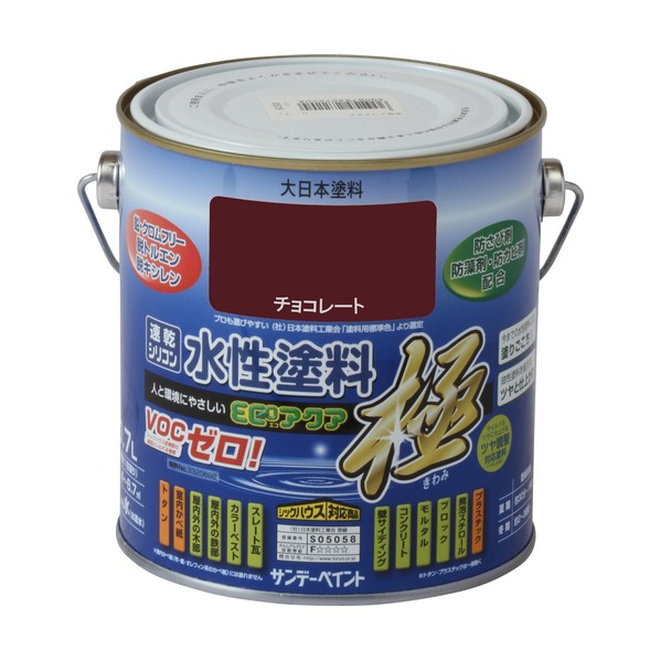 特徴 ●特徴: 鉛、クロムなどの有害な物質を使用していない塗料。 シリコン樹脂と異層構造樹脂配合で、汚れにくく耐久性にも優れた高性能塗料。 酸性雨や酸性雪・排気ガス・塩害に強い塗料。 エナメル調の美しいつや有りに仕上がります。 別売りの「ツ...