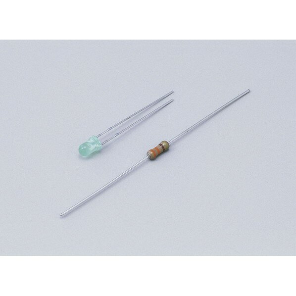 特徴 ●定格電流:25mA ●動作温度:-20℃〜+75℃ ●3〜6V用抵抗(330Ω)付 ●φ3mm ●入数:5個 ●カラー:グリーン 仕様 サイズ 3mm カラー 緑 入数 1個 HKLED3H(G)