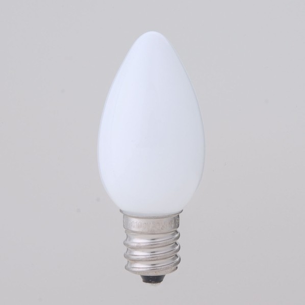 特徴 ■特徴 ●光源にはLEDを使用していますので、消費電力が少ない省エネタイプです。 ■仕様 ●交流電源：100V 50/60Hz共用 ●口金：E12 ●サイズ：全長53X外径22(mm) ●質量：5g ●定格消費電力：0.5W ●定格入...