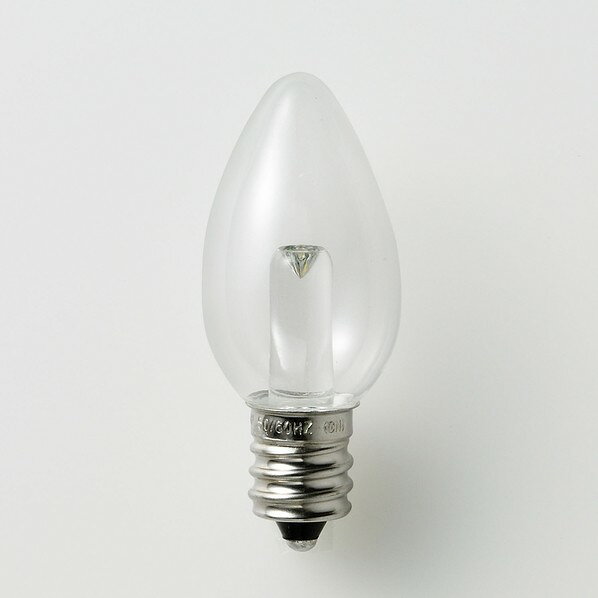 特徴 ■特徴 ●光源にはLEDを使用していますので、消費電力が少ない省エネタイプです。 ■仕様 ●交流電源：100V 50/60Hz共用 ●口金：E12 ●サイズ：全長53X外径22(mm) ●質量：6g ●定格入力電流：0.006A ●定...