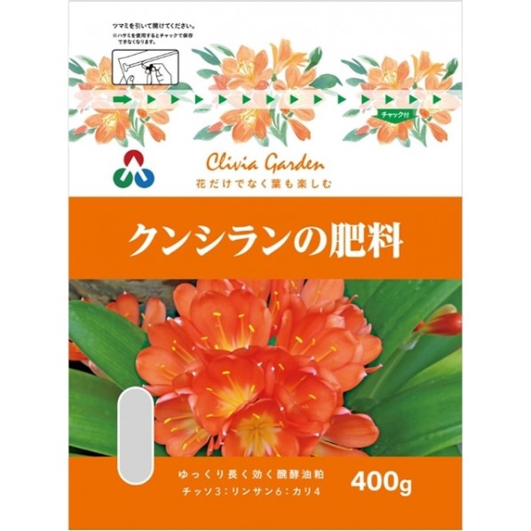 特徴 ●有機成分がじっくり長く効き、花の色つやを良くします。 ●容量:400g ●成分:チッソ:リンサン:カリ=3:6:4(%) 仕様 入数 1個