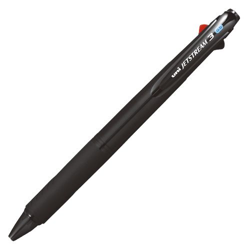 特徴 ●ボール径:0.5mm ●長:143.7mm ●軸径:約12.2mm ●インク種類:油性(染料＋顔料) ●替芯:SXR-80-05 ●本体色:透明ブラック ●インク色:黒,赤,青 仕様 カラー 黒,赤,青 SXE340005T24
