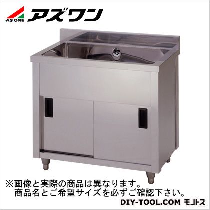 商品画像はイメージ画像です。実際とは異なる場合がございます。 特徴 ●材質:ステンレス(SUS430) ●槽深さ:220mm ●背板高さ:90mm ●下部左右引違扉 ●レベル調整用アジャスター(+25mm)・ホース・排水トラップ付き ●幅×...