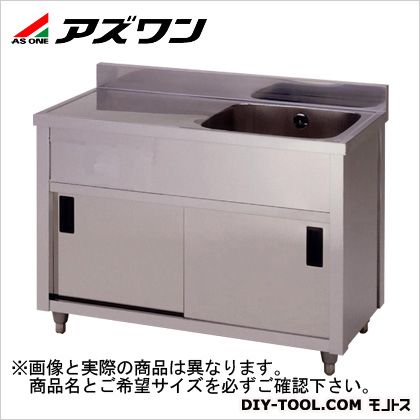 商品画像はイメージ画像です。実際とは異なる場合がございます。 特徴 ●材質:ステンレス(SUS430) ●槽深さ:220mm ●背板高さ:90mm ●下部左右引違扉 ●レベル調整用アジャスター(＋25mm)・ホース・排水トラップ付き ●右水...
