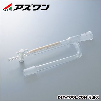 特徴 ●材質:硼珪酸ガラス-1 ●目盛線:0〜1mL(0.1mLごと)/1〜25(0.2mLごと) ●容量(mL):25 ●上・下部摺合:24/40 ●テフロンコック付き 仕様 サイズ 25ml 重量 材質 入数 1個