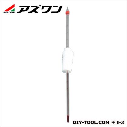 特徴 ●中心軸を傾けることにより温度計の玉部分をずらし、撹拌羽根との接触を回避します。 ●適合温度計外径:φ7mm ●材質:本体/PTFE(フッ素樹脂)、Oリング/バイトン 仕様 サイズ カラー 重量 材質 付属品 1157201