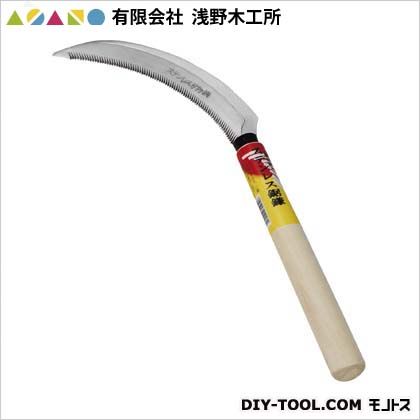 特徴 ●適合する草の種類:硬い草、太い茎。 ●用途:稲刈り、間引き、収穫に。 ●サイズ:頭/170mm、柄長さ/200mm のこぎり鎌 ノコギリ鎌 仕様 入数 1点 04017