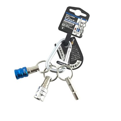 特徴 カラフルでコンパクト、ワンタッチスライドで着脱可能なカラビナ付2pcsビットホルダーです。 多彩なカラーバリエーションからお選びいただけます。 ドライバービットやソケットビットの携帯に便利です。 カラビナ付セットなので、ホルダーの追加...