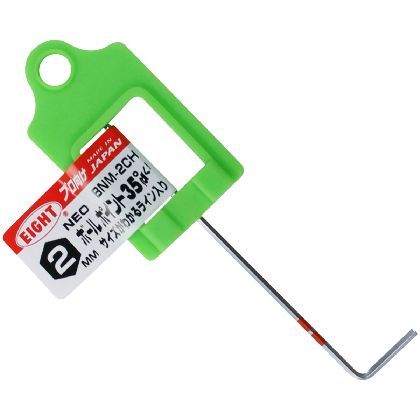 特徴 プロ向けのボールポイント六角棒レンチ。 対辺2.0mmボルトサイズ。 傾き使用角度35°日本製。 ハードクロムメッキ仕上げ。 サイズがわかりやすいライン入り。 ボルトネジを回す以外には使用しないで下さい。 体重の欠けすぎやハンマーで叩...