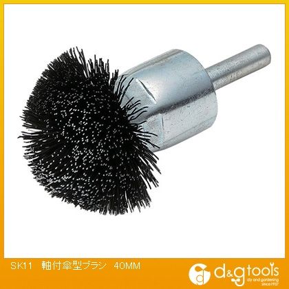 特徴 鉄のサビ落とし、塗装はがし、バリ取り、よごれ落としに最適です。 鉄・軽金属・木材の研磨作業。 材料の凹面が球面の場合、Rのかかった曲面に使い易い形状です。 切削後のバリ取り、変木・木の根などの仕上げにも使用できます。 ●軸径:6mm。...