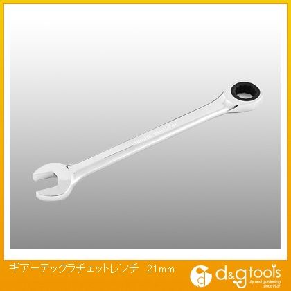 特徴 細やかな動きで、より狭い場所での作業が可能です。 六角ボルト・ナットの締付け、緩め作業。 レンチの振り幅の制限されたより狭い場所でも作業性抜群です。 本締めが可能です。 ●サイズ:21mm。 ●ギア数:72山(送り角度5度)。 ●クロ...