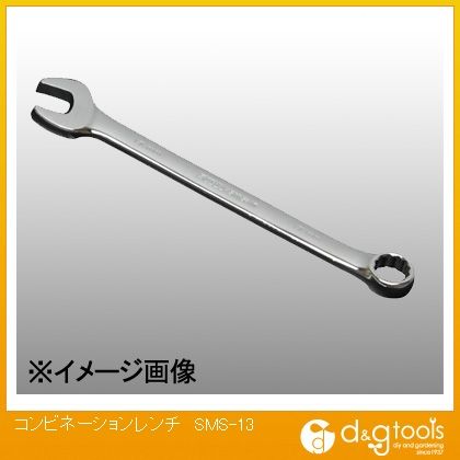 特徴 メガネ側は15度オフセットで手の入るスペースを確保しました。 六角ボルト・ナットの締付け、緩め作業。 メガネ側は、15度オフセットになっています。 仮締め、早回しはスパナ側、本締めはメガネ側を使用します。 ●サイズ:13mm。 ●完全...
