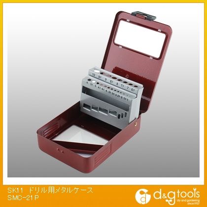 特徴 耐久性に優れたメタルケースです。 ストレートドリル収納ケース。 ストレートドリルが21サイズ収納可能です。 丈夫な金属製ストレートドリル収納ケースです。 ●1.0〜10.0mmの21PCS収納可。 ●ケース:メタル。 ドリルを収納する...