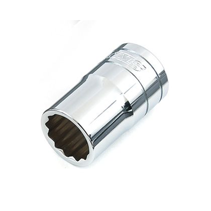 特徴 DIN、ANSI基準をクリアした高品質ソケットです。 六角ボルト、ナットの締め緩め作業。 使用場所、用途に合わせてソケットの選択が出来ます。 ●差込角:12.7mm(1/2インチ)。 ●二面幅:15mm。 ●対象ネジ:六角ボルト、ナッ...