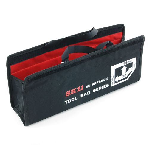 特徴 ツールバッグ、工具箱の分類整理に最適です。 工具などの分類整理。 このバッグに工具などを分類収納し、ツールバッグなどにスマートに整理収納できるバッグinバッグです。 開閉がマジックテープ式です。 ●サイズ:(幅)360x(奥行)90x...