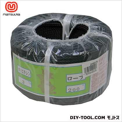 仕様 サイズ 約3mm×200m カラー 黒 入数 1巻