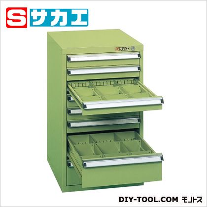 特徴 小さな部品や工具の保管に便利なサカエスモールキャビネット！！ ●外寸：W390×D400×H660mm ●カラー：サカエグリーン ●質量：32kg ●引出内寸法：H60：W310×D330×H52mm、H120：W310×D330×H...