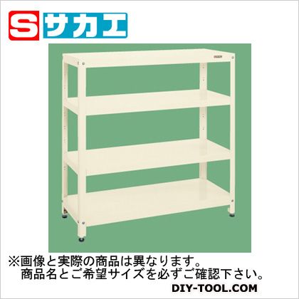 特徴 横揺れ強度大幅アップ！地震に強い！ ●外寸：W1220×D450×H1200mm ●均等耐荷重（棚1連当り）：1000kg ●均等耐荷重（棚板1枚当り）：80kg ●段数：4段 ●カラー：アイボリー ●質量：39kg ●アジャスター：...
