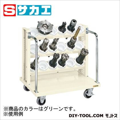 特徴 大切な刃物を安心・安全に保管！ ●外寸：W790×D600×H810mm ●カラー：グリーン ●質量：32kg ●キャスター：100φナイロンウレタン車 （自在ストッパー付2個、固定2個） ●ホルダー収納数：UT-50 18個 ●特許...