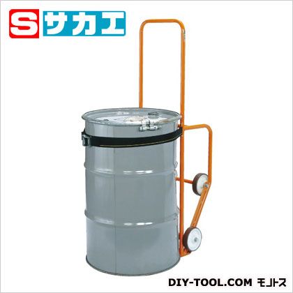 特徴 ドラム缶専用の台車で容易に運搬 ●外寸：W530×D1288×H837mm ●カラー：オレンジ ●均等積載荷重：300kg ●質量：12.7kg ●キャスター：φ150ナイロンウレタン車 ●対応ドラムサイズ：200?JISドラム ●セ...