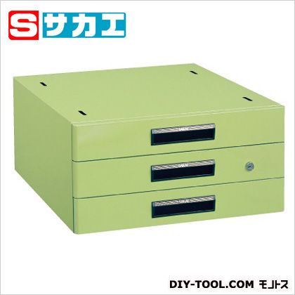 特徴 ●今お使いの作業台に後付出来るオプションキャビネット。 ●外寸:W500×D500×H246mm ●カラー:サカエグリーン ●質量:15kg ●仕切不可 ●引出し内寸:W443×D393×H51mm ●セット内容（付属品）:キャビネッ...