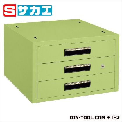 特徴 ●今お使いの作業台に後付出来るオプションキャビネット。 ●外寸:W500×D500×H313mm ●カラー:サカエグリーン ●質量:18kg ●仕切板:別途販売 ●引出し内寸:W419×D394×H78mm ●セット内容（付属品）:キ...
