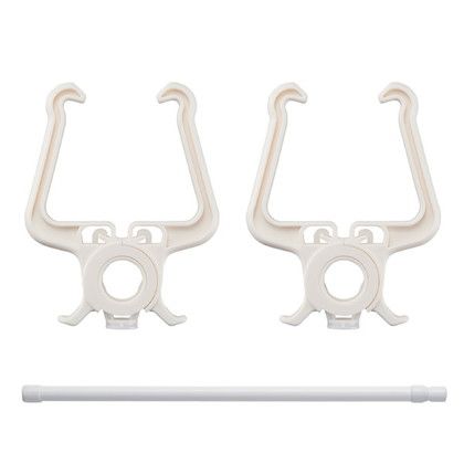 仕様 サイズ 設置時のサイズ:約幅53~90×奥行12.5×高さ16(cm) カラー ホワイト
