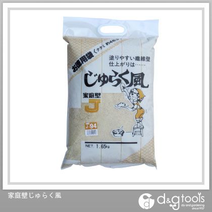 特徴 ●塗りやすい繊維壁。 ●家庭壁の原料は木綿粉・パルプ・木粉・のり等全て人に優しい天然素材を使用。 ●塗りあがると、保湿・断熱・防音効果があり調温効果もあります。 ●従来のじゅらく壁とは、原料製法とも異なり、大変塗りやすく生乾き時のコテ...