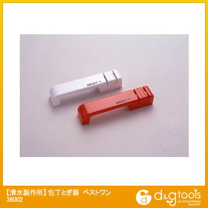 特徴 ●刃先に付着する雑菌を抑制。 ●鋼、割込み、ステンレスなどの庖丁がとげます。 ●色:赤・白 ●本体:ABS樹脂 ●砥石:WA砥石＃400 仕様 入数 1点 36002