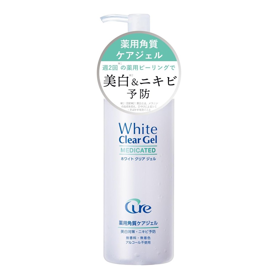 製品について ブランド Cure キュア アイテム 1個 Cure キュア ホワイトクリアジェル 200g 医薬部外品 薬用ピーリングジェル 内容量 200g 成分 有効成分 ニチレイ・水溶性プラセンタエキスB、グリチルリチン酸2K その他...