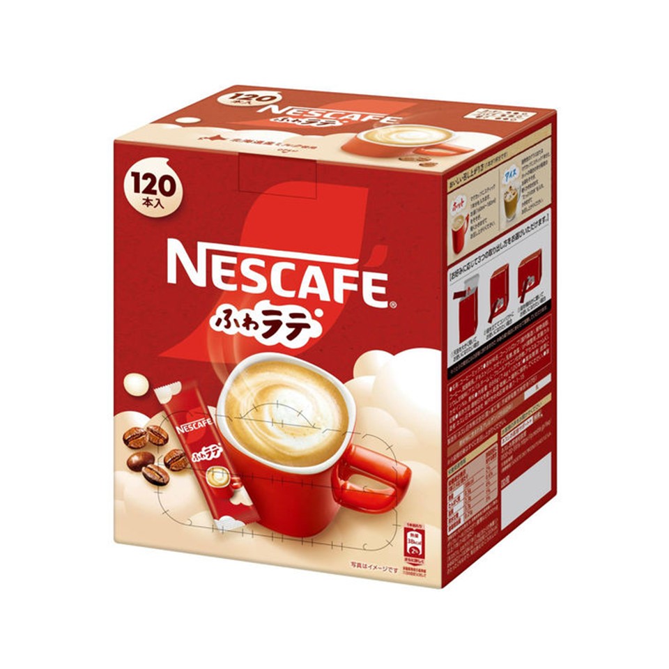 製品について ブランド Nescafe ネスカフェ ふわラテ アイテム 1箱 Nescafe ネスカフェ ふわラテ 120本 スティックコーヒー インスタントコーヒー 内容量 1箱 120本 原材料・成分 コーンシロップ（国内製造）、植物油...