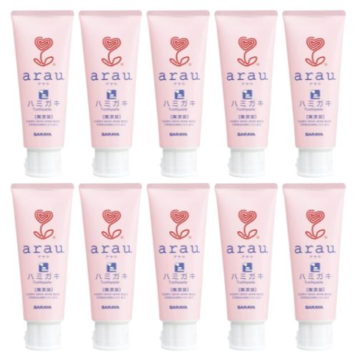 ●さわやかな味と香りでお口がすっきりする低起泡性ハミガキです。 ●ほのかに香る天然精油(シトラスミント)とうるおい植物エキス(シソ葉エキス)を配合 ●無添加(合成界面活性剤、合成香料、着色料、保存料、アルコール)サラヤ arau. アラウ ...