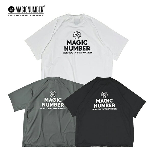 20%OFF!! Magic Number Stock Logo Dry Tech T-Shirt COLOR / WHITE , GRAY , BLACK 吸水速乾、 通気性に優れた国内生地を採用し猛暑でもサラッと着れるクイックドライ素材...