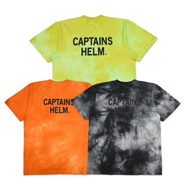 Captains Helm Tie-Dye Ss Tee COLOR / HELM GREEN , ORANGE , BLACK Product Features ・オリジナルカラーで染め上げた、TIE-DYE SS TEE ・大き過ぎず、...
