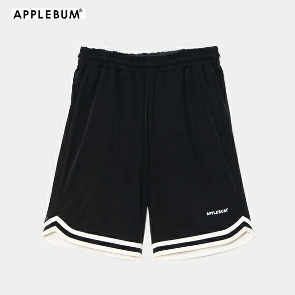 30%OFF!! Applebum Authentic Hoopers Shorts COLOR / BLACK 本格的な選手用スペックを踏襲しつつ、ストリート感を加えたソリッドバスパン。 可動域を確保するプロ仕様パターンと軽量・通気性の高...