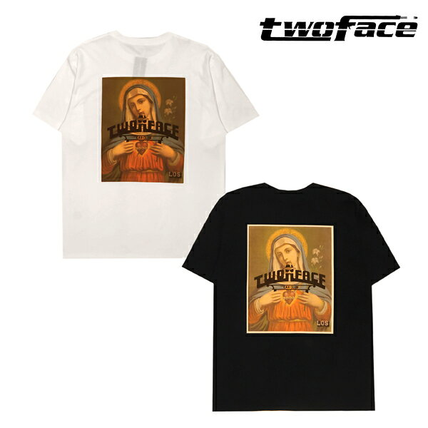 Twoface Original Virgin Mary Plaques S/S Tee COLOR : WHITE , BLACK TWOFACEのマリアデザインをバックにプリントしてます。 ジャパニーズスペックに対応したシルエットのtシ...