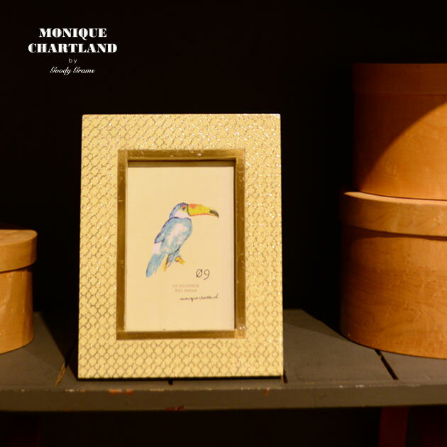 商品名 MONIQUE CHARTLAND by Goody Grams / PHOTO FRAME YASHPAL (モニークチャートランド / フォトフレームYASHPAL) 商品説明 きらきらとしたゴールドカラーの模様と真鍮の枠がゴー...