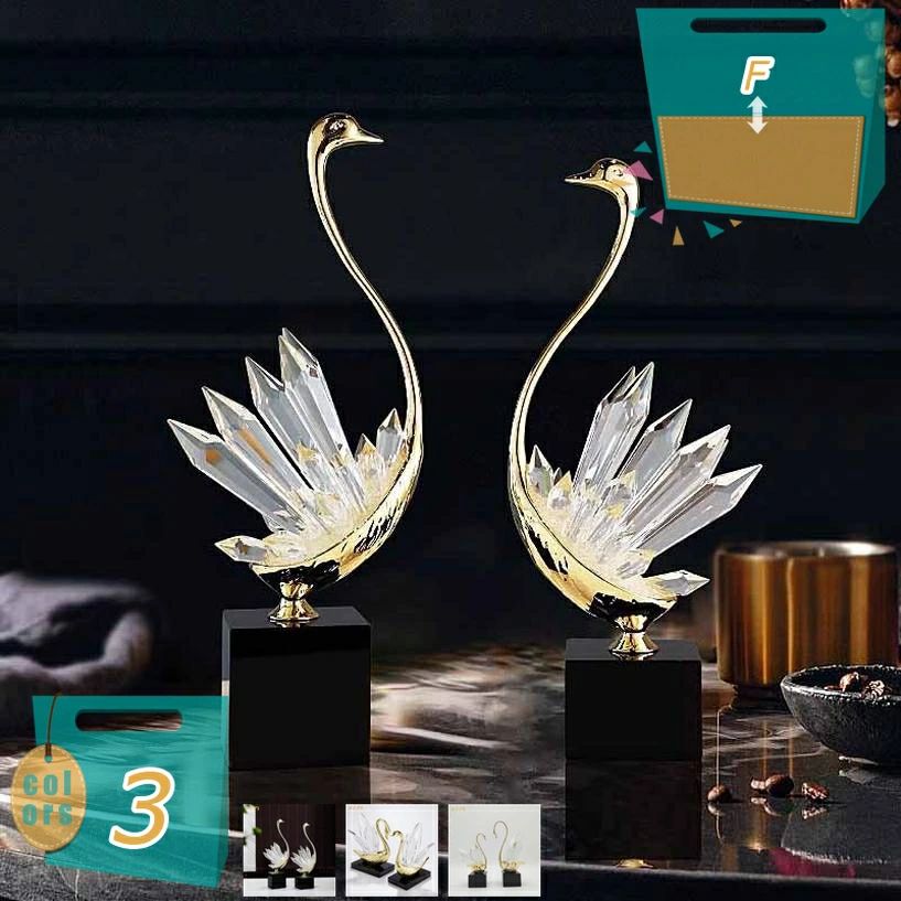 メイン素材：クリスタルガラス★素　材： クリスタル★サイズ：商品の詳しいサイズについて、写真でご覧下さい。商品名： 白鳥の置物（単品） 写真の中では置物以外が売っていません。！！！ご了承ください。【白鳥像】クリスタルの白鳥は高貴で美しく、エ...