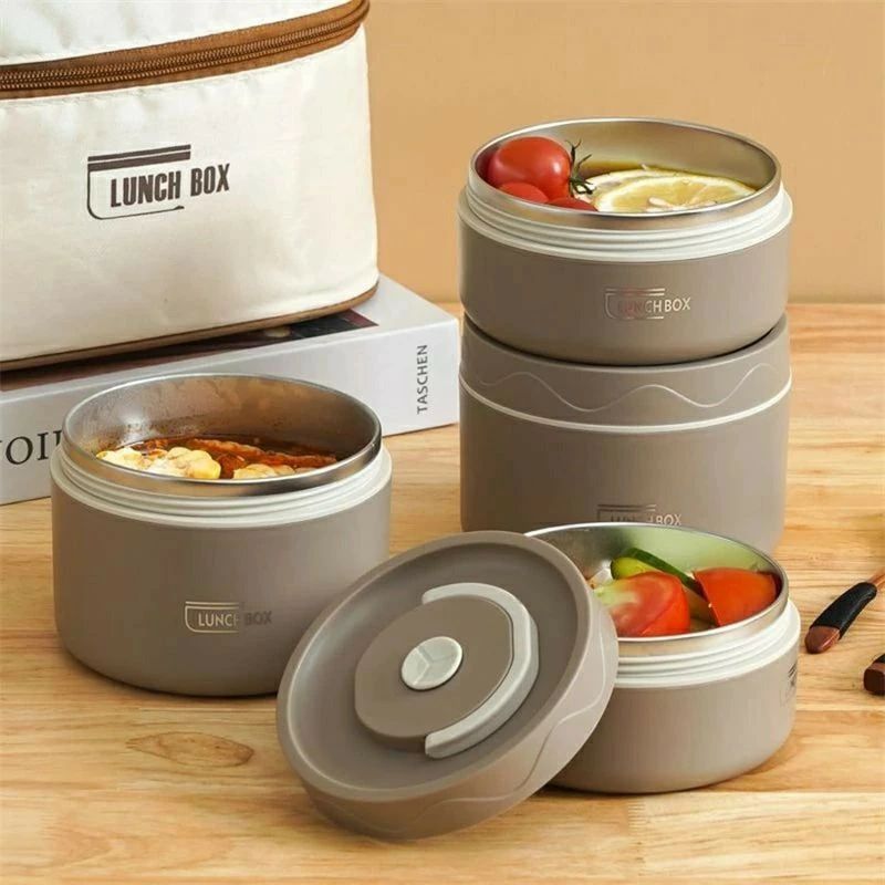 【断熱ランチボックスセット】弁当箱とランチバッグセットは、底にポリウレタンフォームのパッドが付いており、通常3-5時間食品を保温または保冷します。断熱ランチバッグを使用して、食べ物をより長く温かく保ちます。 【こだわりの素材】 内部は高品質...