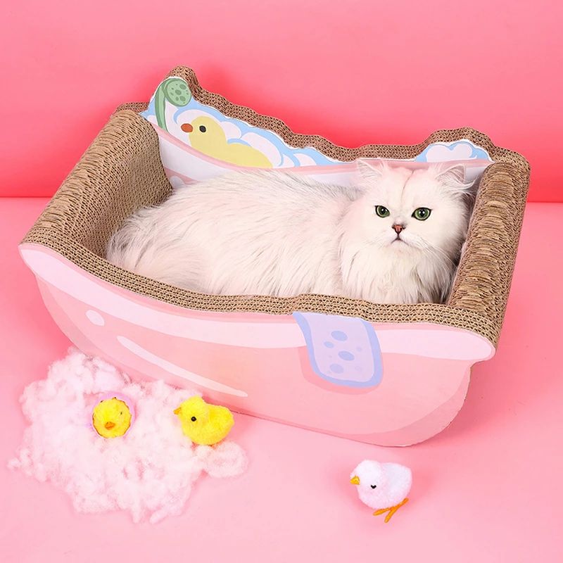 製品紹介 【耐久性向上】厚みのある高密度強化段ボールを採用し、市販品より厚みがあり耐久性に優れています。猫が好きなだけ爪を研ぐことができるだけでなく、壁や家具を傷つける心配もありません。 【多機能猫爪とぎボード】この猫爪とぎボードは猫ベッド...