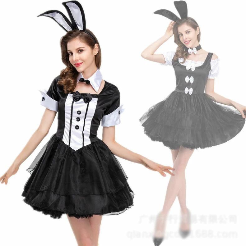 商品詳細 メイド服 大人用コスプレ衣装 ハロウィンコスチューム 半袖 商品内容 A:ワンピース+付け襟+髪飾り B:ワンピース+トップス+チョーカー+髪飾り サイズ A S バスト84　ウエスト70　着丈80　袖丈38 M バスト88　ウエ...