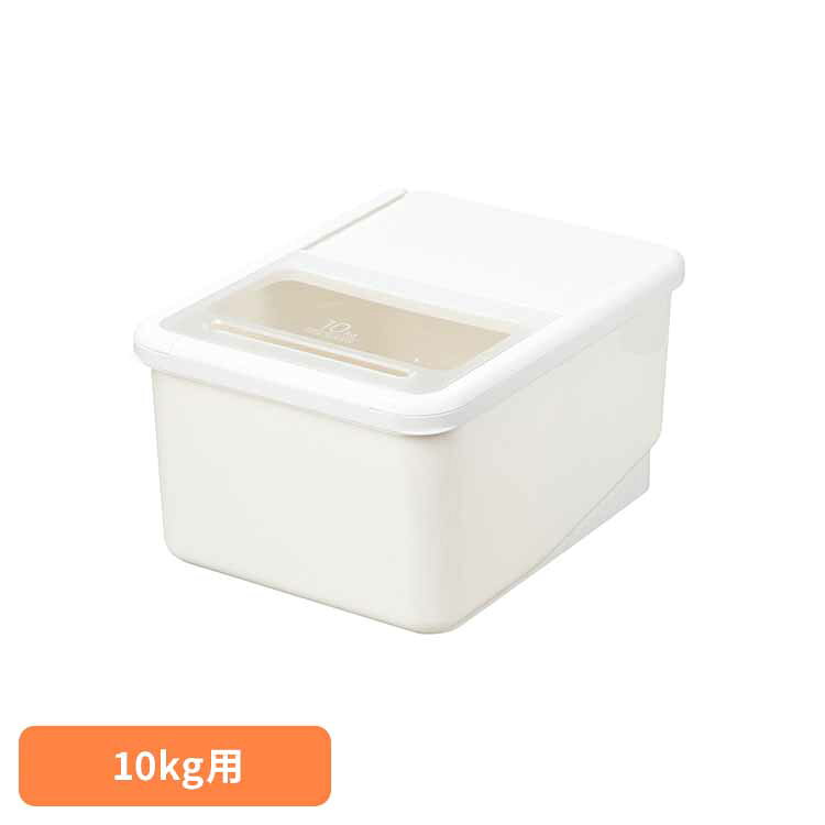 ■商品サイズ（cm）幅約28×奥行約38×高さ約19.5■商品重量約0.925kg■材質本体・蓋：ポリプロピレン（耐熱温度100℃・耐冷温度-20℃）スライド扉・計量カップ：ポリスチレン（耐熱温度80℃・耐冷温度-20℃）■計量カップ容量約...
