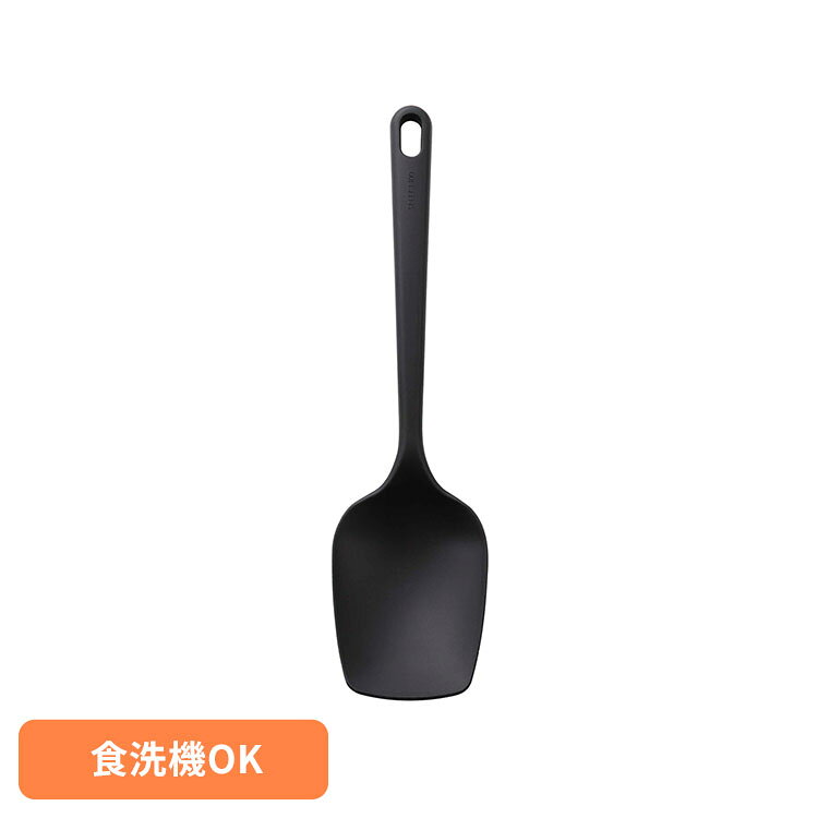 ■商品サイズ（cm）幅約7.2×奥行約27.8×高さ約2.9■商品重量約0.076kg■材質本体：シリコーンゴム（耐熱温度200℃）、芯：ナイロンこれ1つで「ほぐす」「炒める」「すくう」ができる調理用スプーンです。鍋やフライパンのカーブや底...