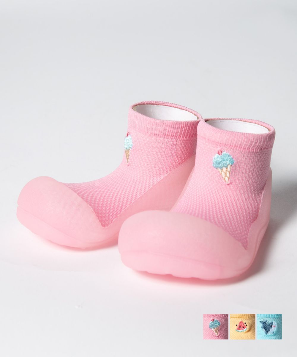 ITEM INFORMATIONアティパス ATTIPAS Cool Summer A20CO キッズ ベビーシューズカラーピンク / PINKイエロー / YELLOWブルー / BLUE素材アッパー：綿、ナイロン、ポリエステル、ポリウレ...