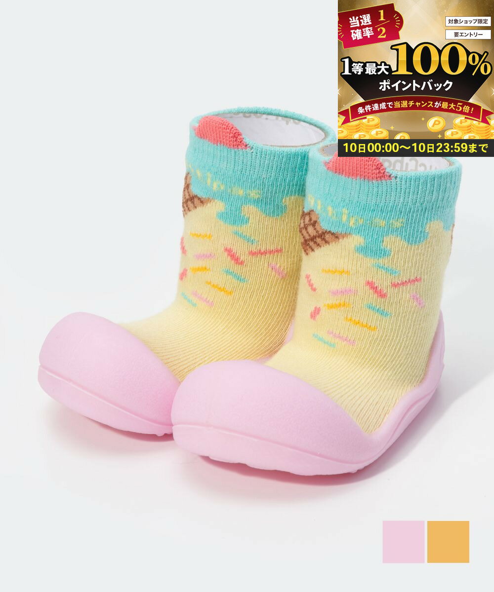ITEM INFORMATIONアティパス ATTIPAS Ice Cream キッズ・ベビー ベビーシューズカラーピンク / PINK (A18I)マスタード / MUSTARD (A18I)素材アッパー：綿、ナイロン、ポリエステル、ポリ...