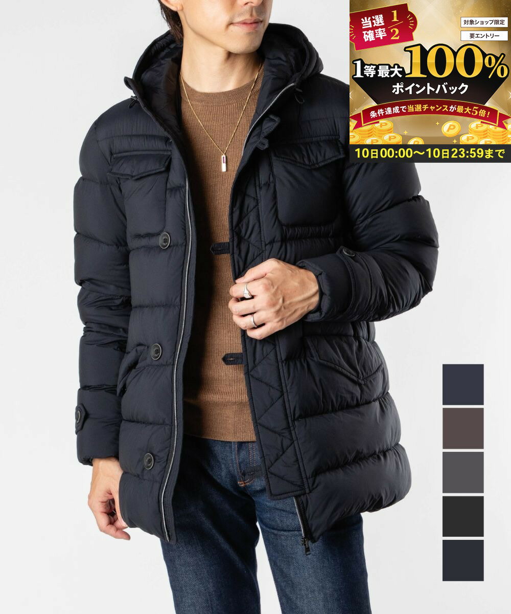 ITEM INFORMATIONヘルノ HERNO PI004ULE 12456Z メンズ ジャケット第二次世界大戦後まもなく、飛行機の潤滑油だったひまり油で処理されたコットンを目にしたジョゼッペとその妻アレッサンドラはレインコートを製作。...