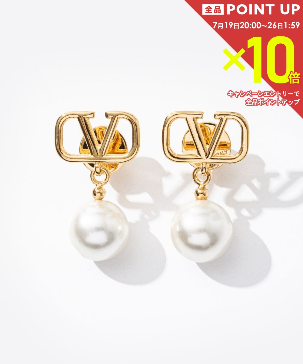 ITEM INFORMATIONヴァレンティノ VALENTINO VLOGO SIGNATURE PEARL 4W2J0E36UXM レディース ピアスカラーゴールド / ORO 18×CREAM (0O3)素材本体：真鍮、パールサイズ本...